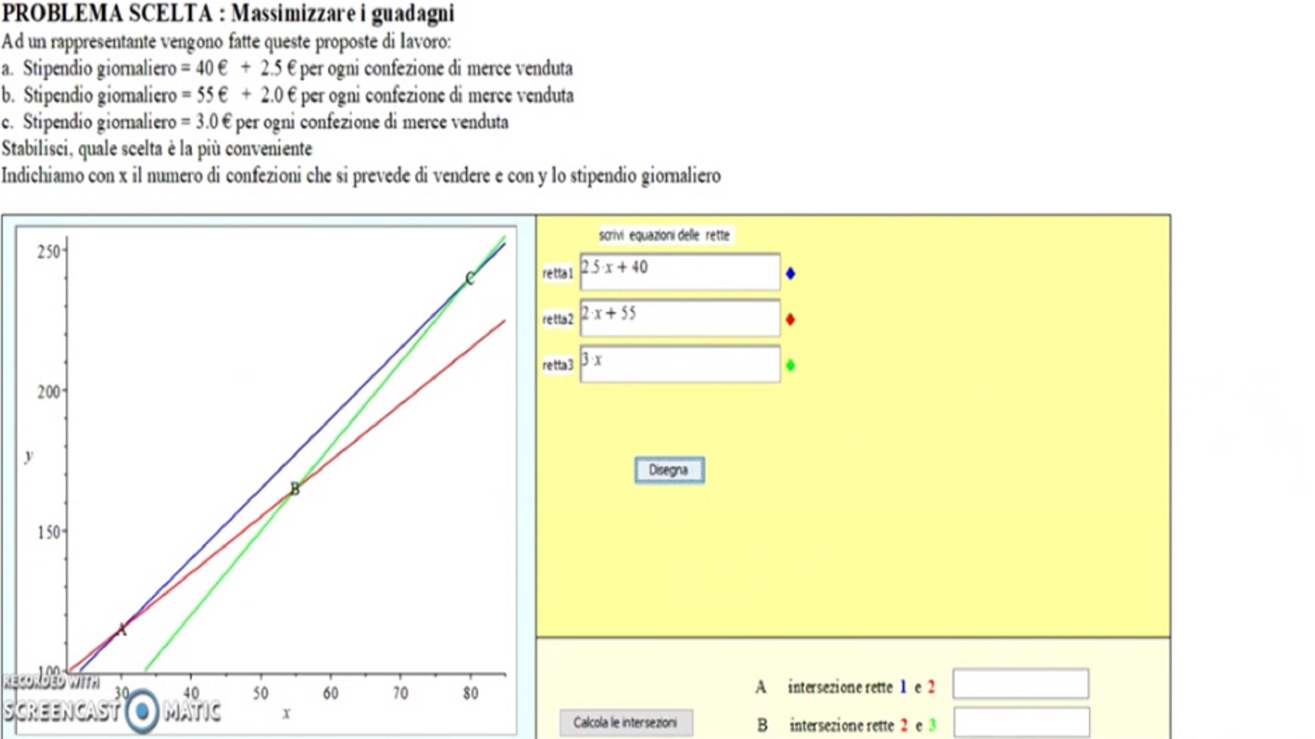 Problema di scelta: massimizzare i guadagni - Matematica - Rai Scuola