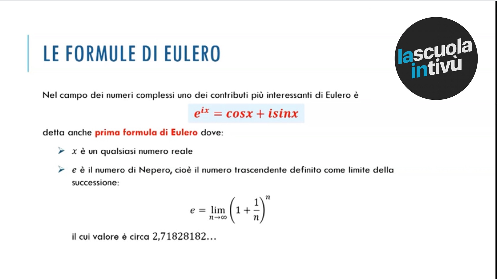 Formule di Eulero | Matematica | Rai Scuola