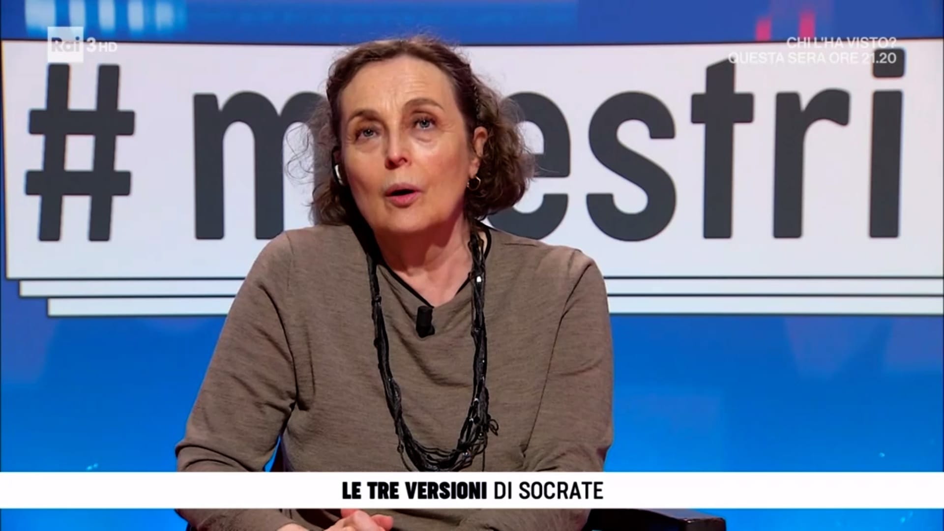Maria Michela Sassi a #Maestri | Filosofia | Rai Scuola