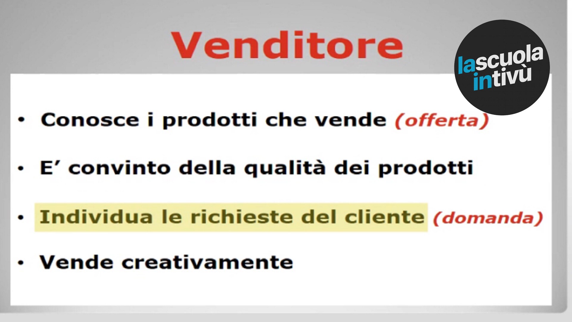 Gestire il "cliente" sotto l'aspetto della Vendita -Marketing ...