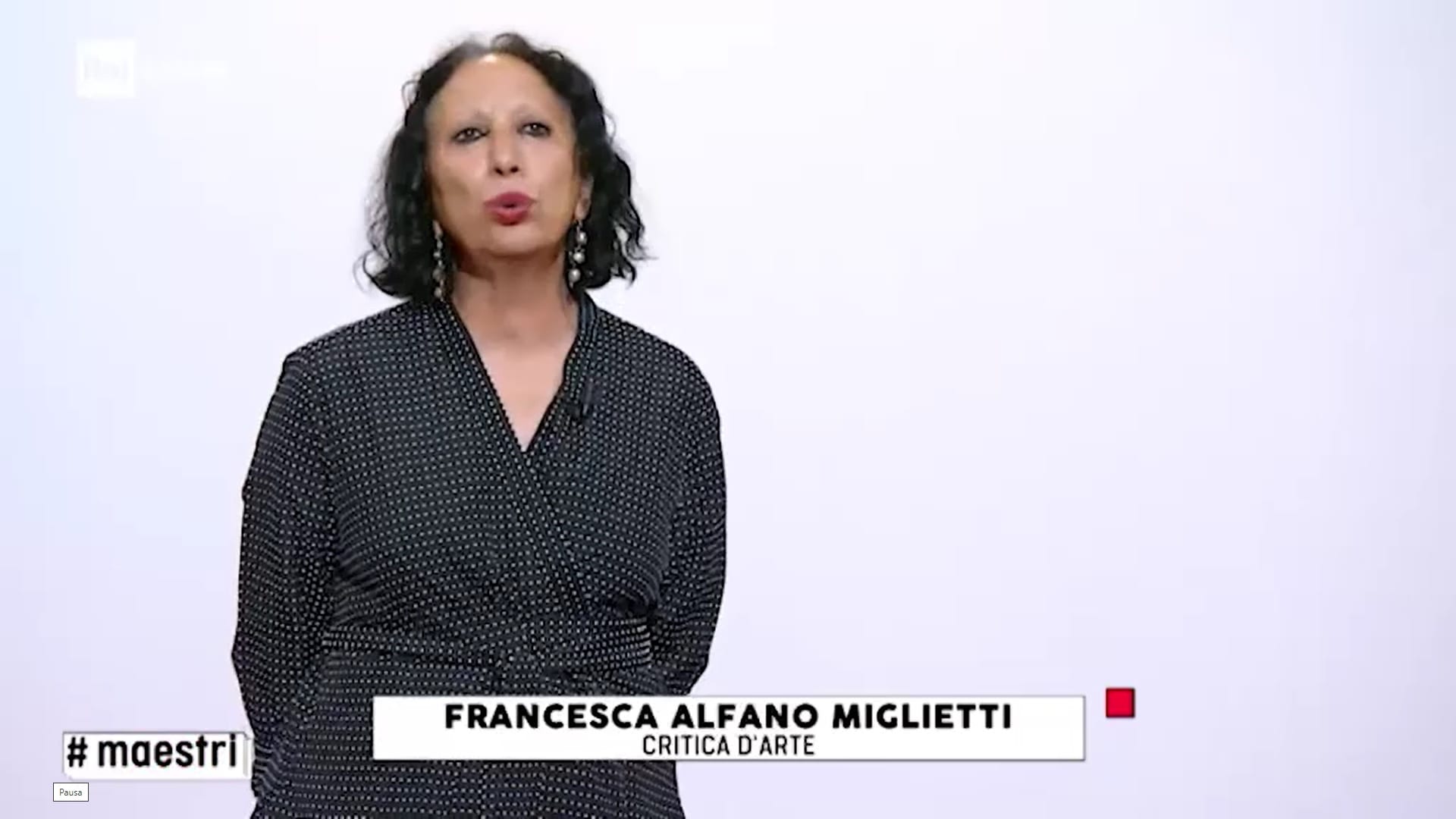Francesca Alfano Miglietti a #Maestri | Storia dell'Arte | Rai Scuola