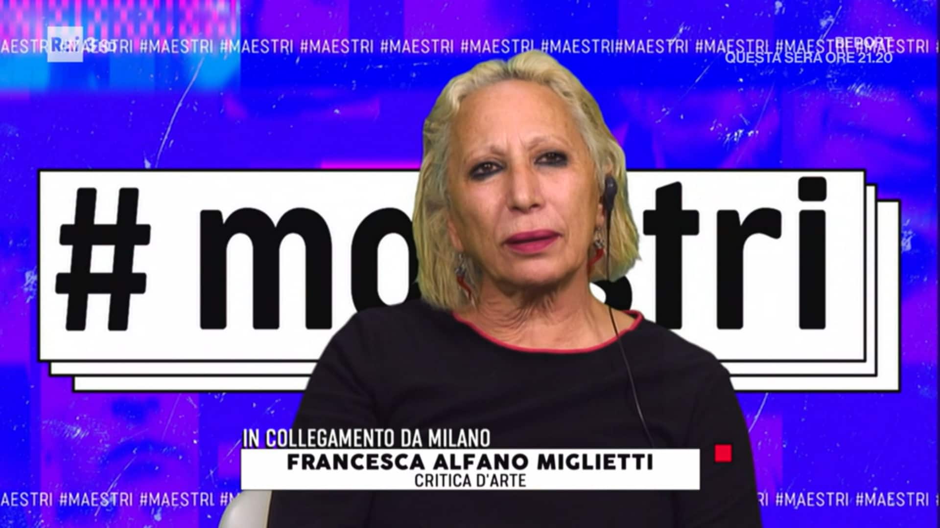 Francesca Alfano Miglietti a #Maestri | Storia dell'Arte | Rai Scuola