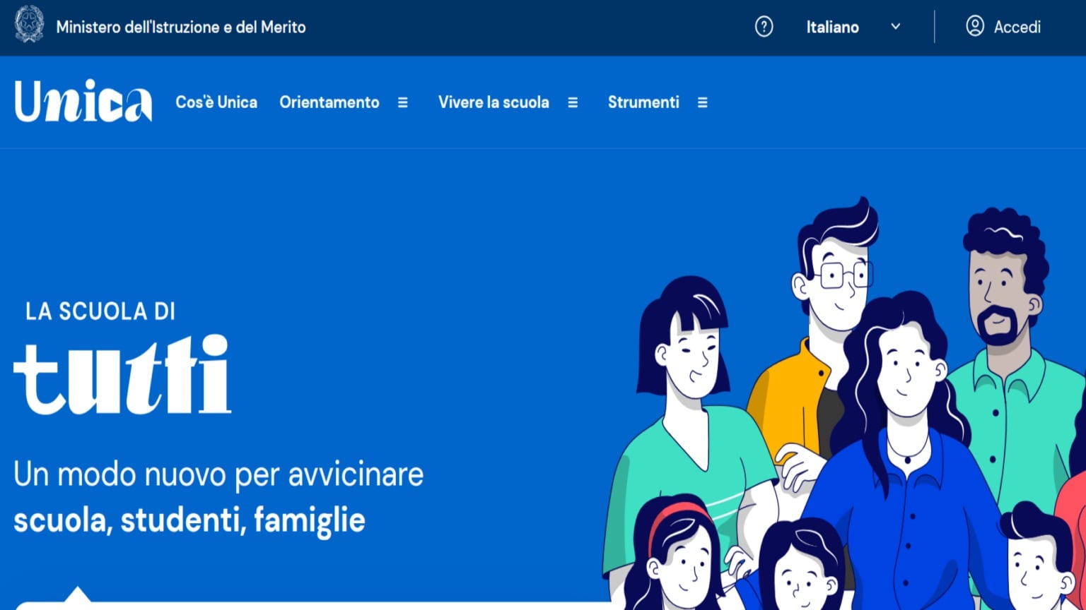 "Unica", la nuova piattaforma del Ministero dell'Istruzione e del ...